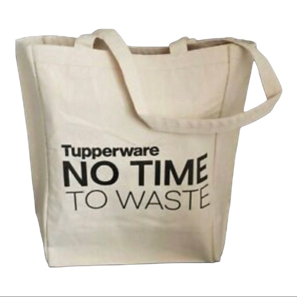 Tupperware | Bags | Tupperware Canvas Tote Bag | Poshmark